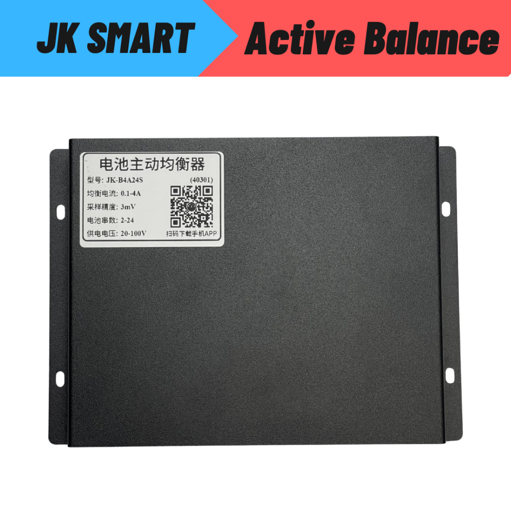 JK Active Balance เชื่อมต่อผ่านบูลทูธ รองรับแรงดันแบต 3.2V/3.7V หรือแบตชนิด NMC/Li-FePo4/LTO ...