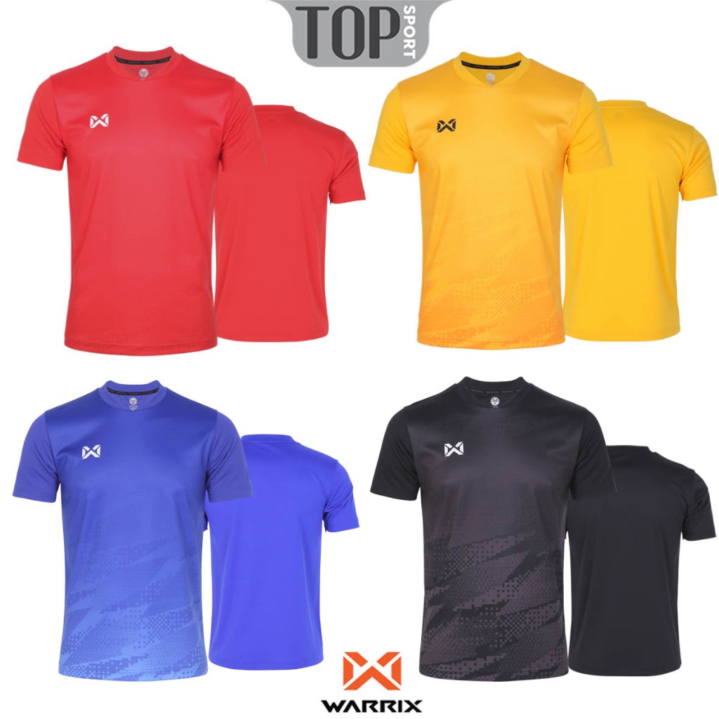 เสื้อกีฬาคอกลม Warrix WA-241FBACL03 เสื้อฟุตบอล พิมพ์ลาย Polyester100% | Shopee Thailand