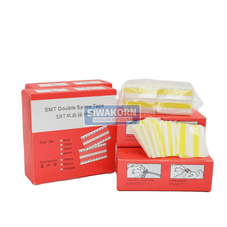 SMT Splice Tape black color 8mm high viscosity smt tape 500pcs yellow ...
