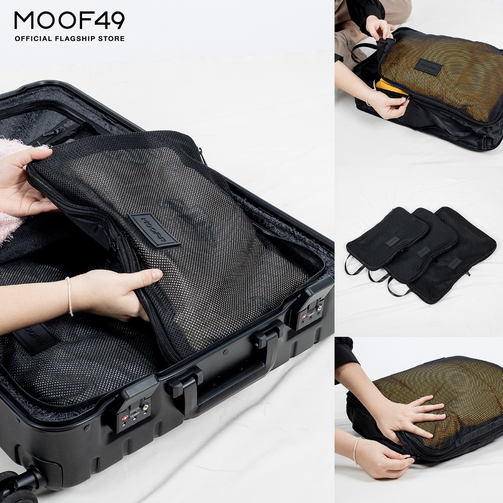 MOOF49 Compression Packing Cube กระเป๋าจัดระเบียบ สำหรับกระเป๋าเดินทาง รุ่นบีบอัดได้ สินค้าใหม่ ...