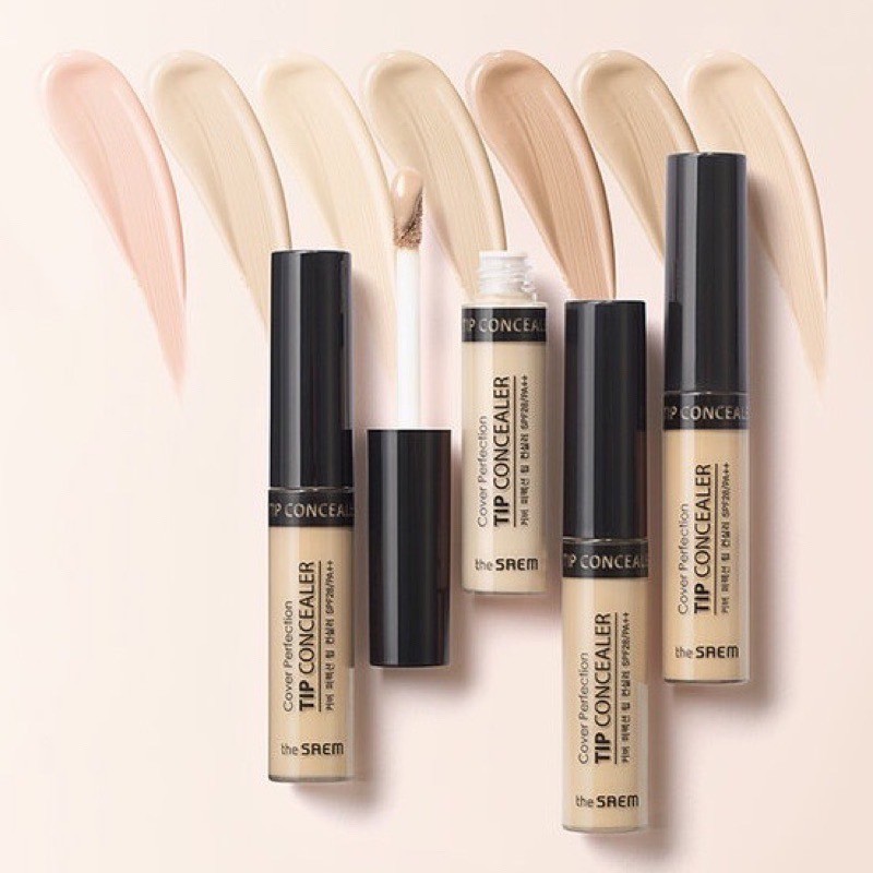 คอนซีลเลอร์ ในตำนาน THE SAEM COVER PERFECTION TIP CONCEALER | Shopee ...