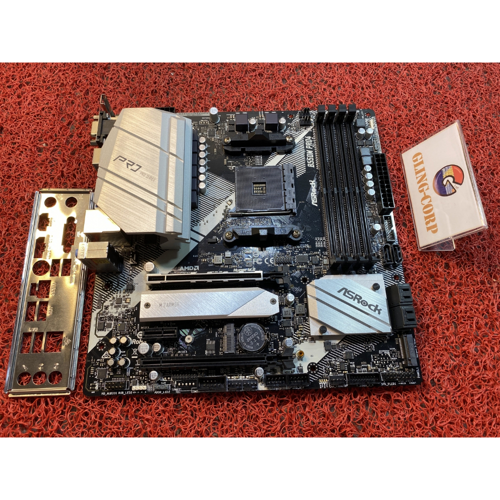 AM4 MAINBOARD ASROCK 500S RAM 4 SLOT mATX - หลายรุ่น / B550M / | Shopee ...