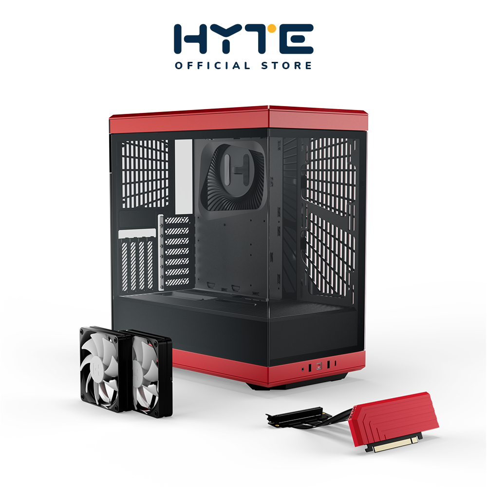 HYTE Y40 RED/BLACK (Computer case / เคสคอมพิวเตอร์) | Shopee Thailand
