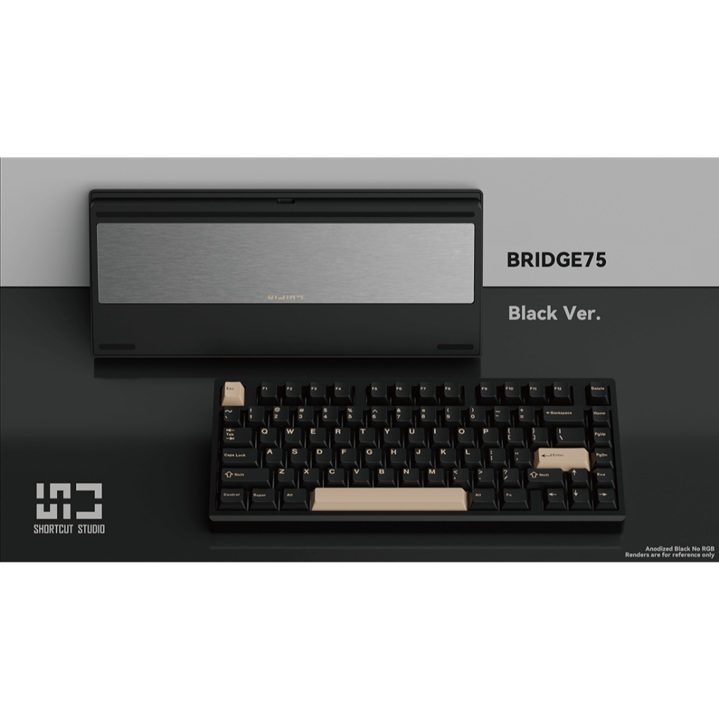 Shortcut Studio - Bridge 75 คีย์บอร์ดอลูมิเนียม ขนาด 75% ต่อสาย ไร้สาย ...