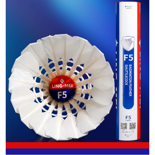 LING-MEI รุ่น F5 F6 F7 ลูกแบดมินตัน คุณภาพระดับแข่งขัน | Shopee Thailand