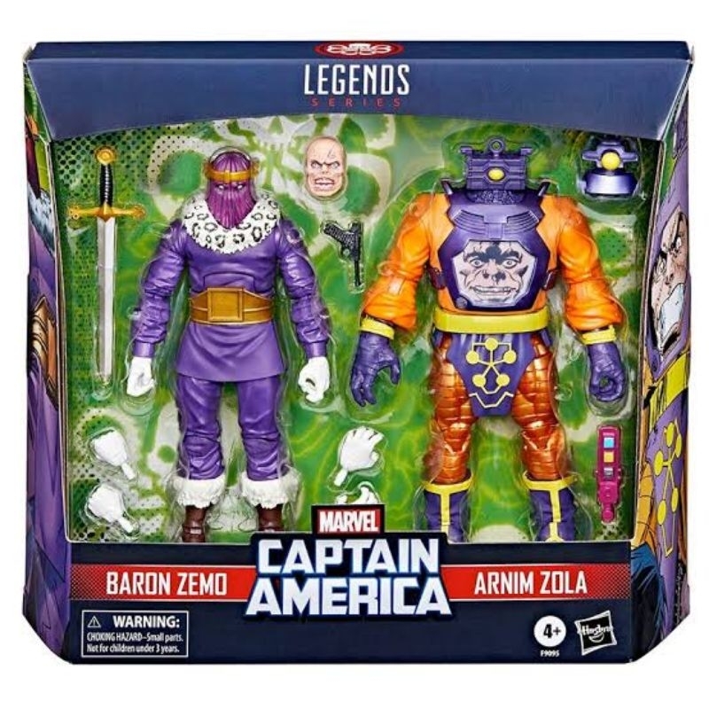Hasbro Marvel Legends Baron Zemo and Arnim Zola | Shopee Thailand