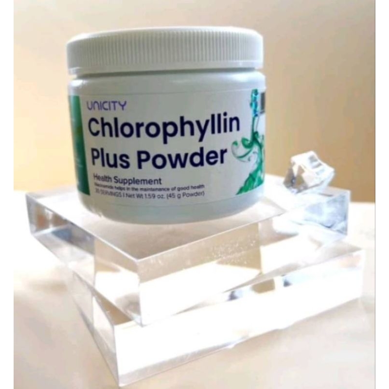 Chlorophyllin Plus Powder(คลอโรฟิลล์ สูตรเข้มข้น) ขนาด 45 กรัม | Shopee ...