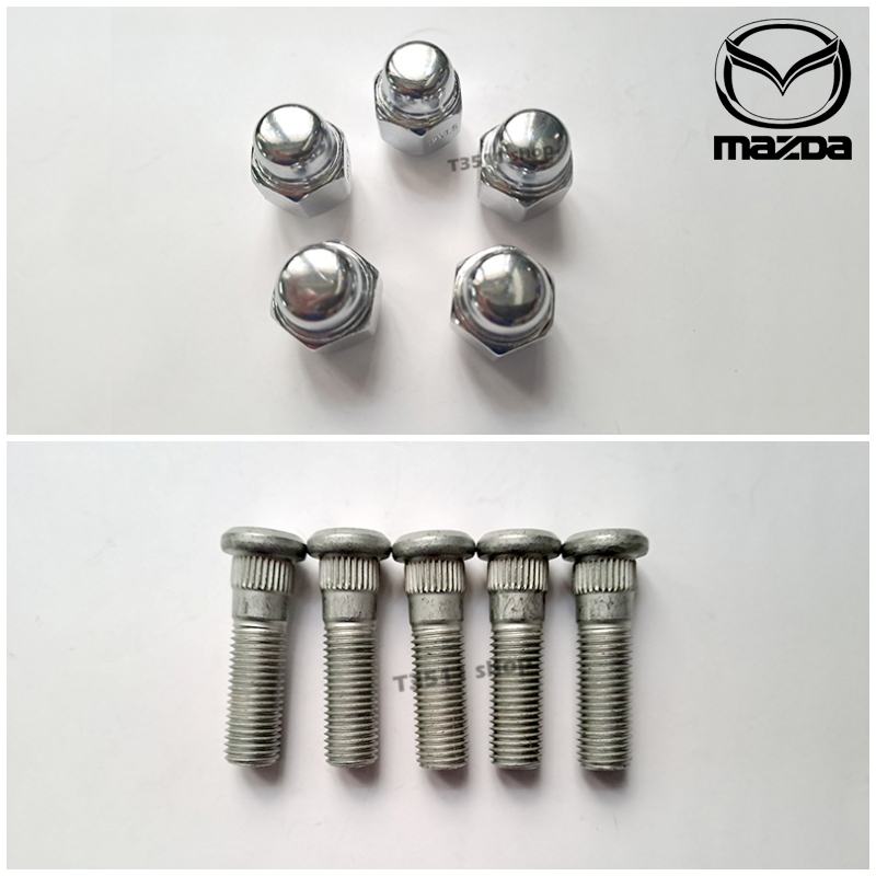 น้อตล้อ น้อตล้อเหล็ก น้อตยึดดุมล้อ MAZDA 2, 3, CX3, CX30, CX5, CX8 ทรง ...