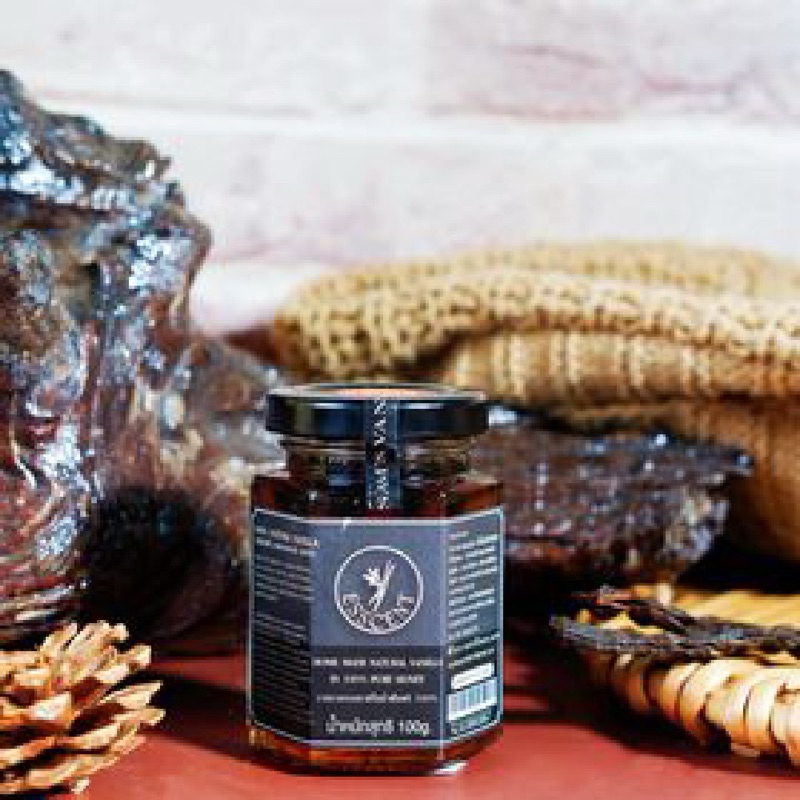 ฝักวานิลาบ่มหมักในน้ำผึ้งแท้กลิ่นหอมกลมกล่อม ขนาด 230 กรัมเคล็ดลับที่ร้านชาววังไม่เคยบอก(Natural ...