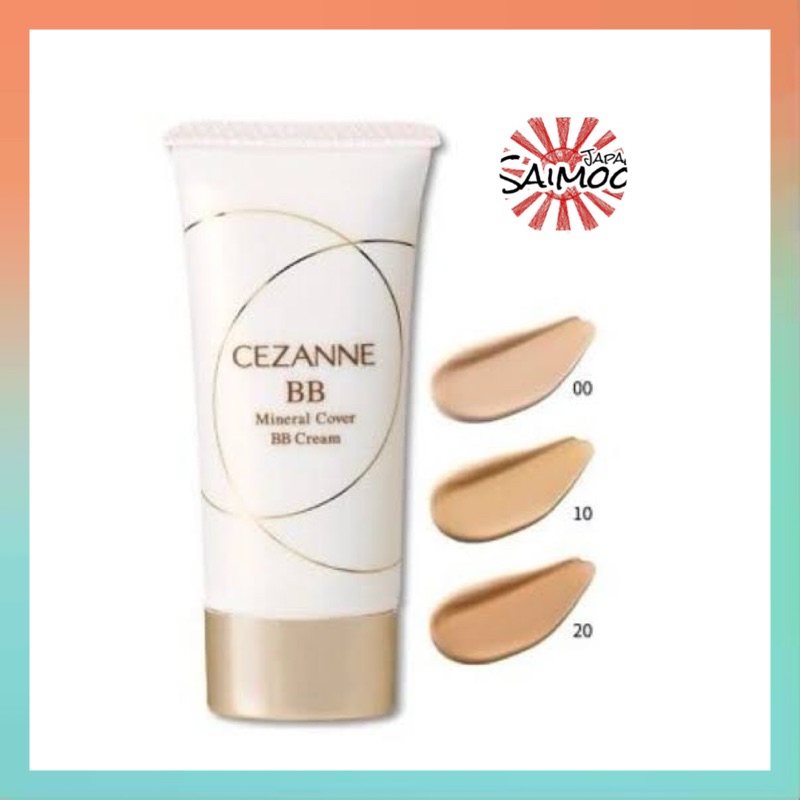 🎌 จัดส่งไว 🎌 Cezanne Mineral Cover BB Cream 30g. เน้นการปกปิด อำพรางรูขุมขุน ผสานคุณค่าการบำรุง ...