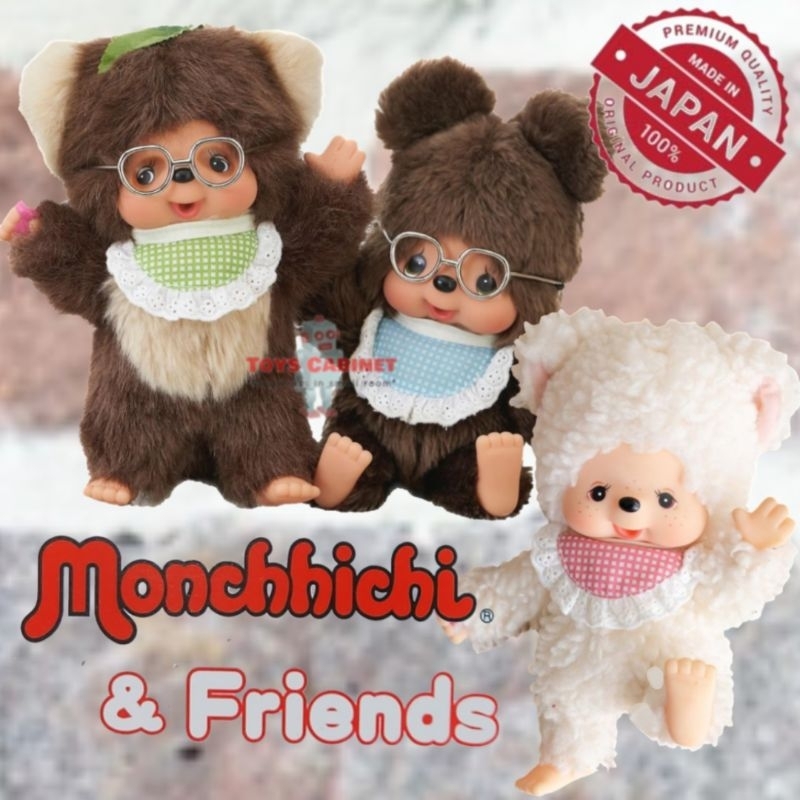 🇯🇵พร้อมส่ง นำเข้าจากญี่ปุ่น🇯🇵ตุ๊กตา Monchhichi's Friends แกะ Chamu แรค ...