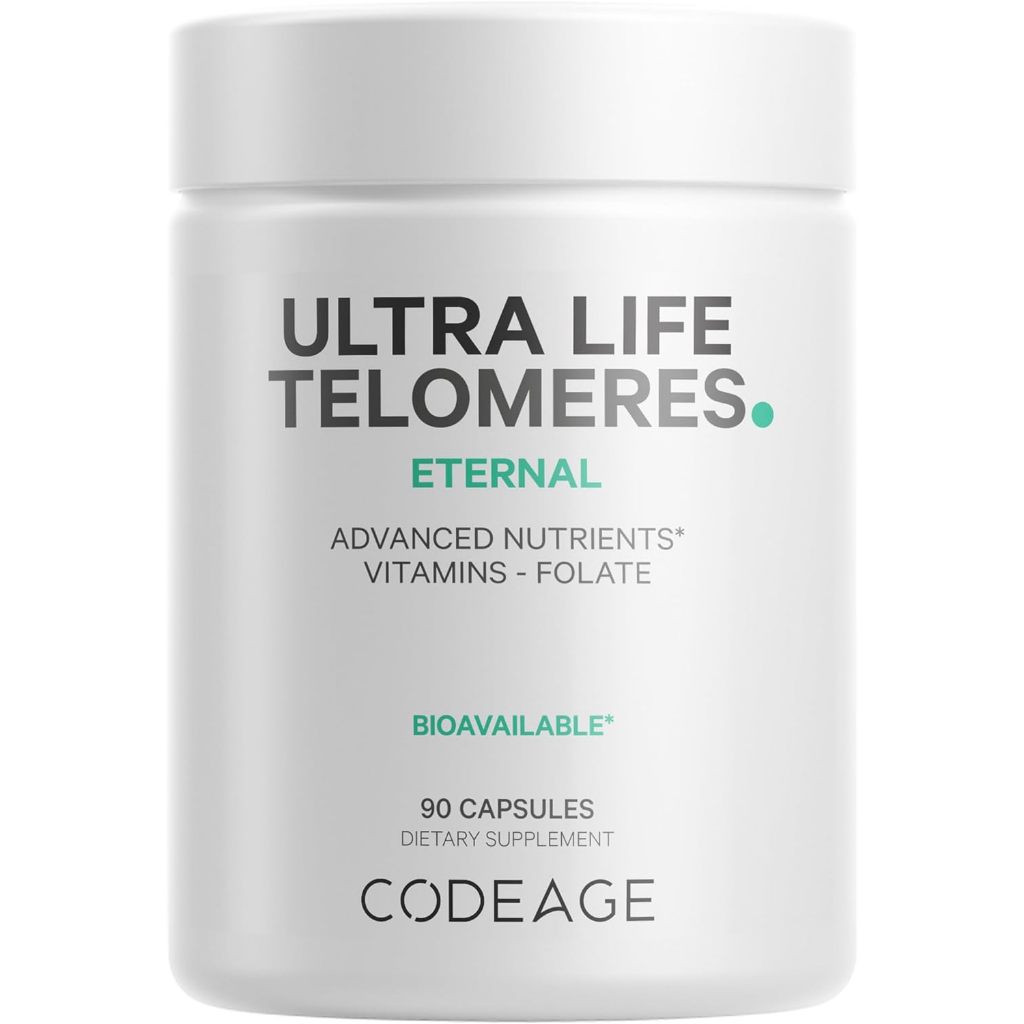 Codeage Life Telomere supplement 90 capsules เทโลเมียร์ ลดเสื่อมสภาพของเซลล์ ชะลอวัย Anti-aging ...