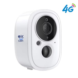กล้องไร้สาย OKCam by KowaCCTV wifi 4G battery camera 3MP ภาพสี 24 ...