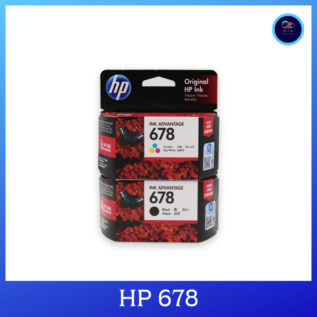 ตลับหมึก Hp 678 สีและดำ สินค้าของแท้แน่นอนถูก 100% รับประกันศูนย์ | Shopee Thailand