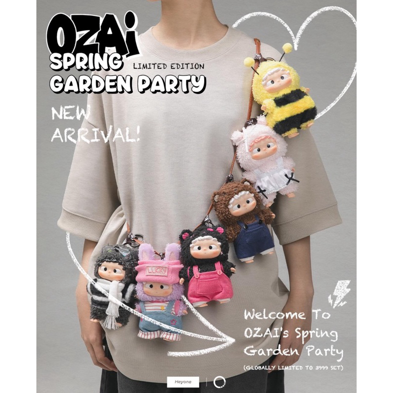 🌈 ️OZAI[พร้อมส่ง🔥ของแท้💯] Heyone Ozai Spring garden party vinyl face ...
