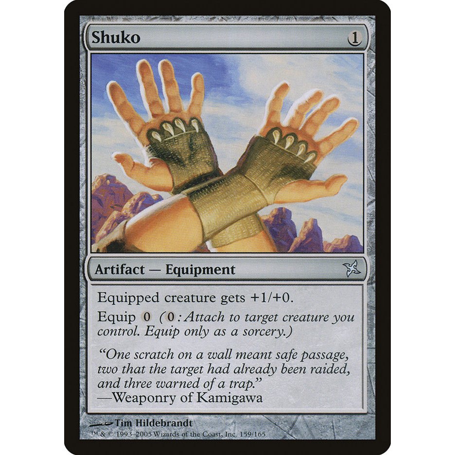 Shuko การ์ด Magic The Gathering ของแท้ จากชุด Betrayers of Kamigawa ...