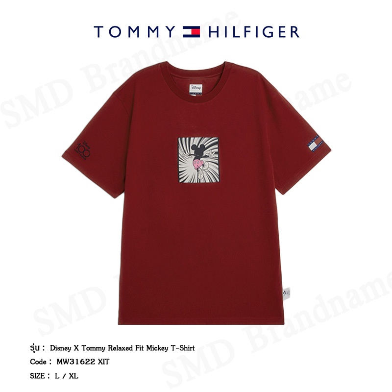 Tommy Hilfiger เสื้อยืด รุ่น Disney X Tommy Relaxed Fit Mickey T-Shirt ...