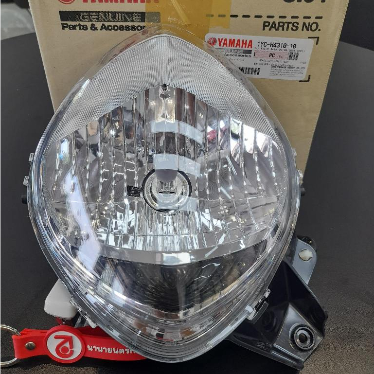 1YCH431010 ไฟหน้า Fino 115 Fi limited สีชา รุ่นหัวฉีด แท้ มีขั้วไฟและ ...