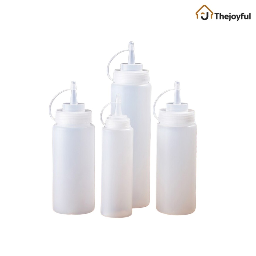 Thejoyful ขวดซอส ขวดบีบซอส sauce bottle มีฝาปิด 240ml 350ml 450ml 650ml 800ml 1000ml | Shopee ...