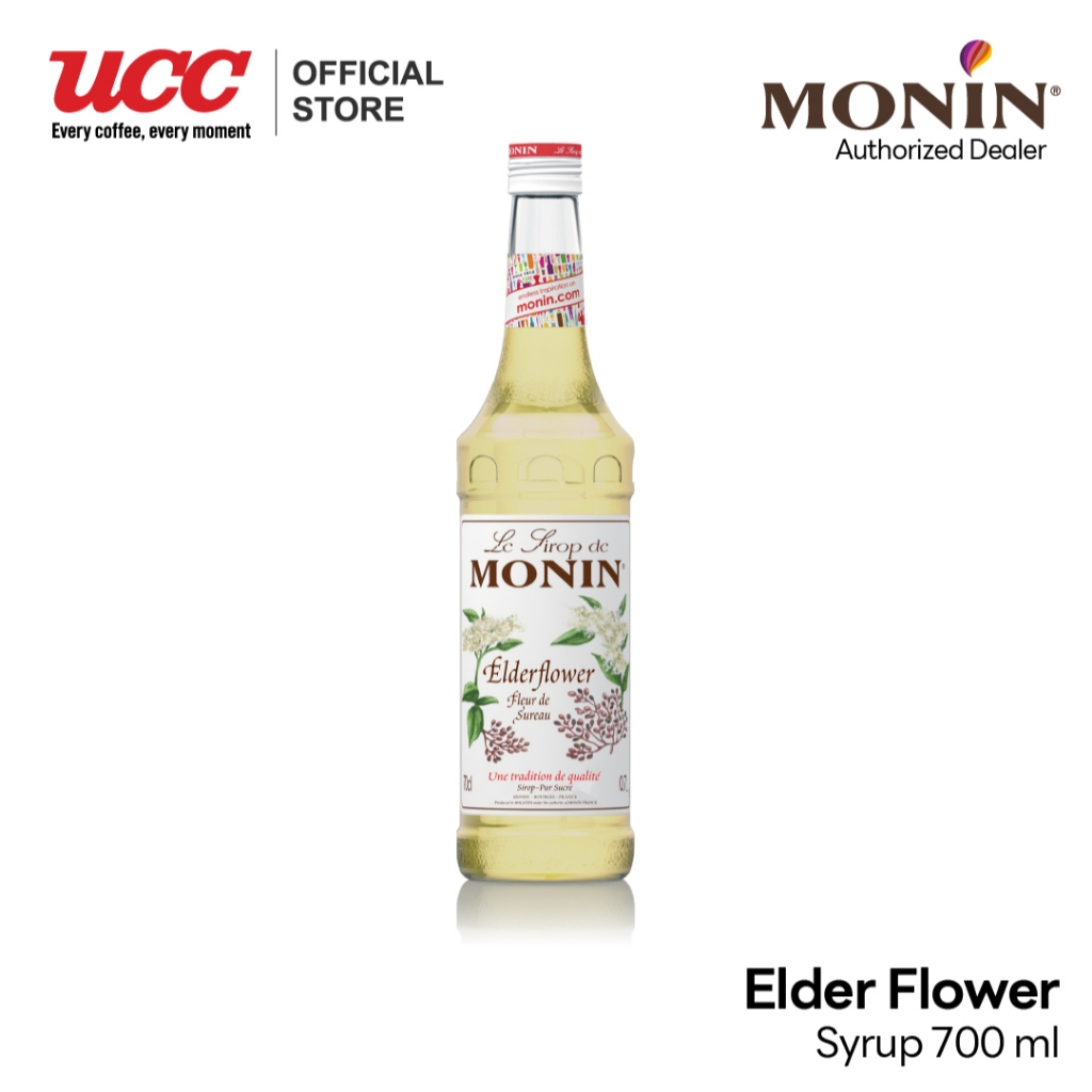MONIN Elder Flower Syrup น้ำเชื่อมกลิ่นเอลเดอร์ฟลาวเวอร์ 700ml ...