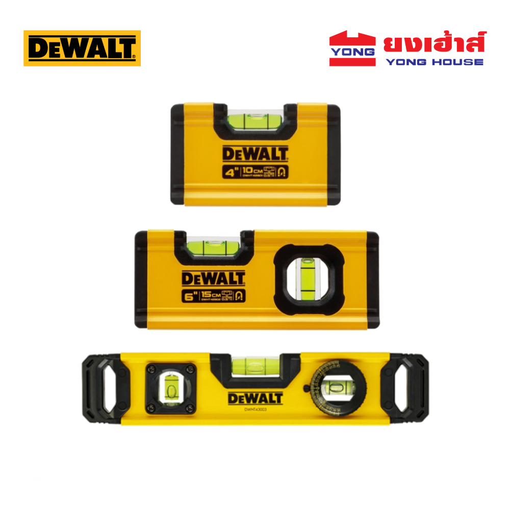 DEWALT ระดับน้ำ มีแม่เหล็ก DWHT0-43003 9" DWHT42801 4" DWHT42802 6 ...