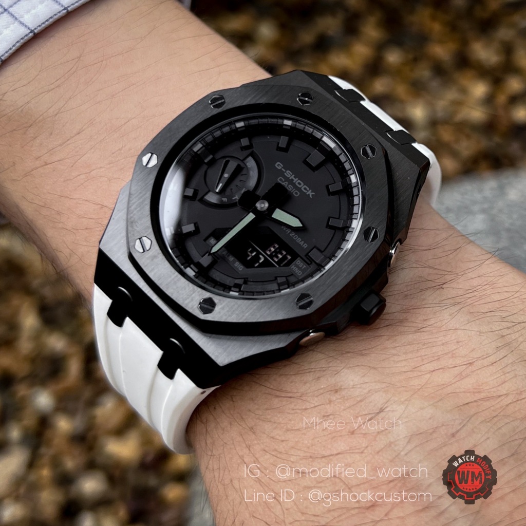 G-Shock Casioak Starwars Black Dial White Rubber Strap | Shopee Thailand