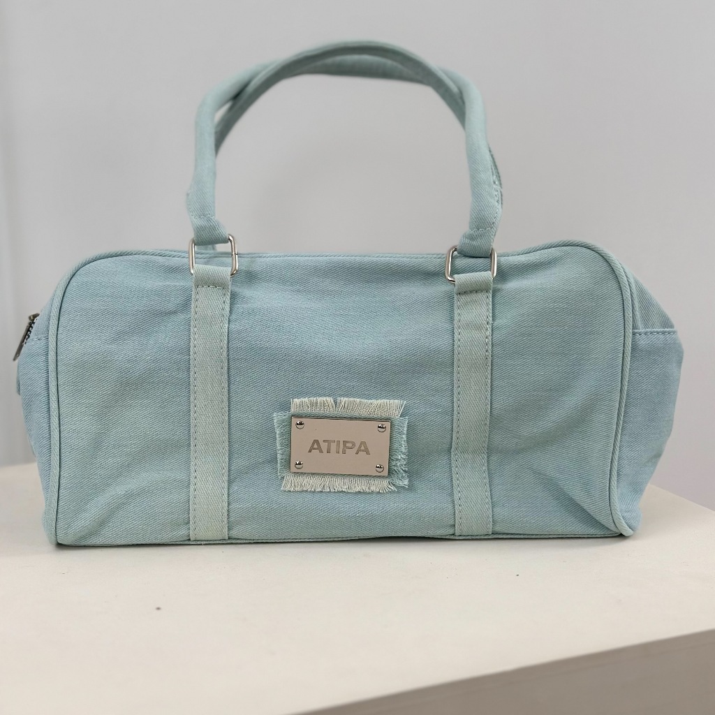 Atipashop - GYM DENIM BAG กระเป๋าสะพายข้าง โลโก้ ATIPA | Shopee Thailand