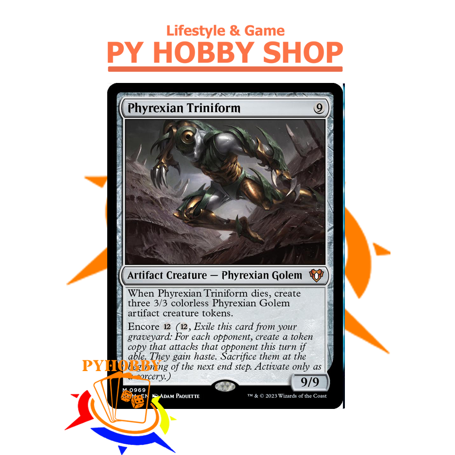 [MTG] Commander Masters: Phyrexian Triniform | Shopee Thailand
