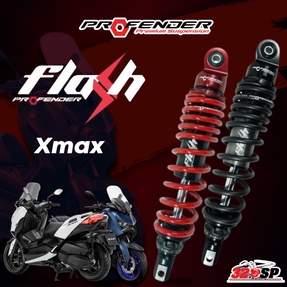 โช๊คหลัง PROFENDER FLASH-SERIES YAMAHA X-MAX 300 REAR STD (ไม่มีซัพแทง ...
