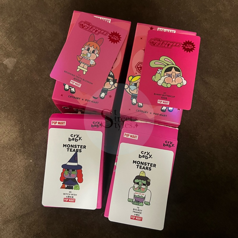 [แท้100%]Pop Mart Crybaby x Powerpuff Girls และ Monster Tears แบบเลือก ...