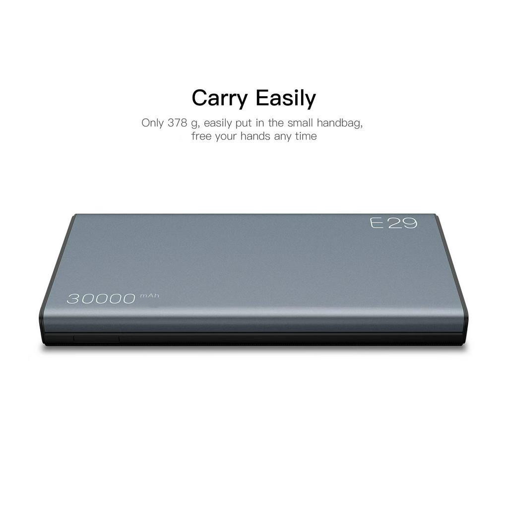 🎁Eloop E29 แบตสำรอง 30000mAh QC3.0 PD 18W ชาร์จเร็ว Power Bank Fast Quick Charge ของแท้ 100% ...