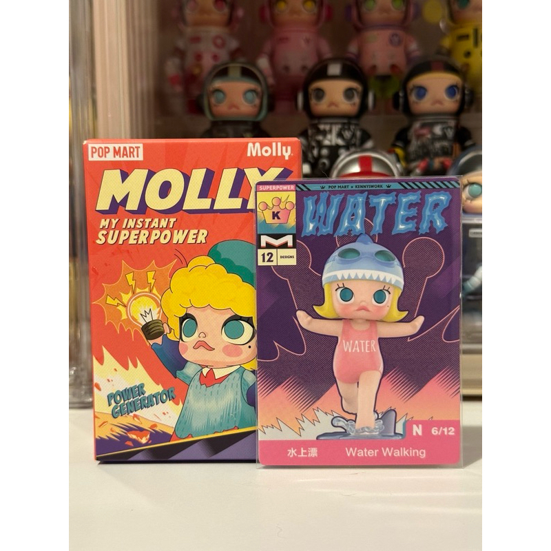 Molly superpower ฟิกเกอร์จาก Popmart พร้อมส่ง แบบเลือกตัว เช็คการ์ด ...