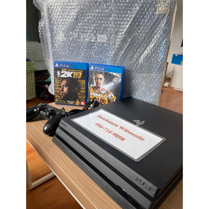 Ps4 Pro 1 TB บอร์ด 7218B มือสอง พร้อมเกม 2 แผ่น | Shopee Thailand