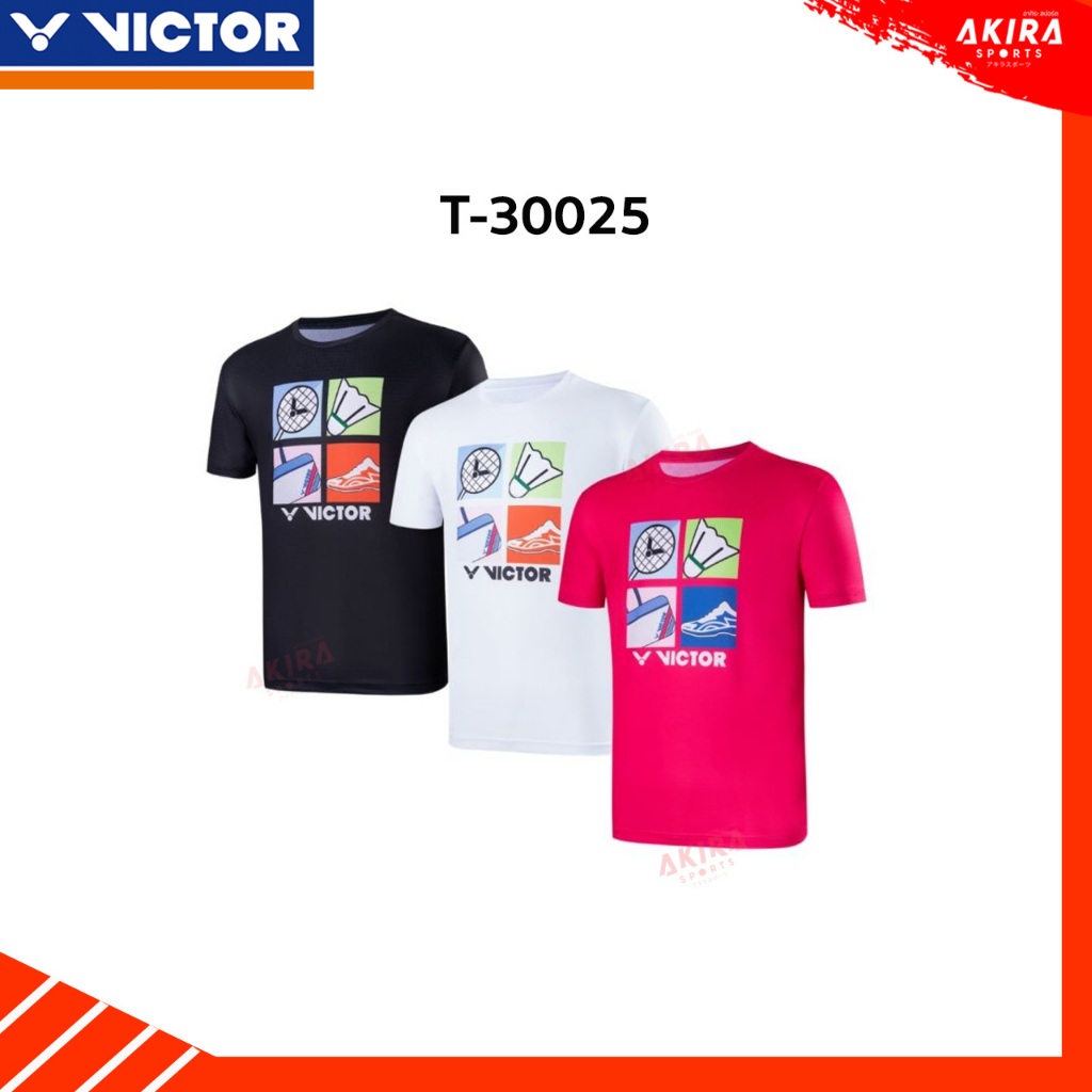 VICTORเสื้อแบดมินตัน รุ่น T-30025 (ของแท้) | Shopee Thailand