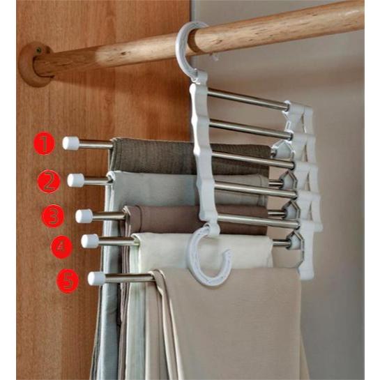 Sp ที่แขวนกางเกง แขวนเสื้อ ไม้แขวนเก็บในตู้เสื้อผ้า hl-3134 | Shopee ...