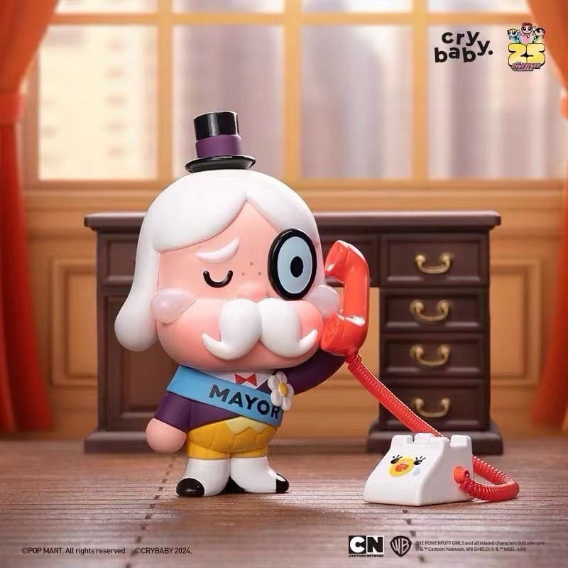 [พร้อมส่ง] POP MART CRYBABY × Powerpuff Girls Series - THE MAYOR ...