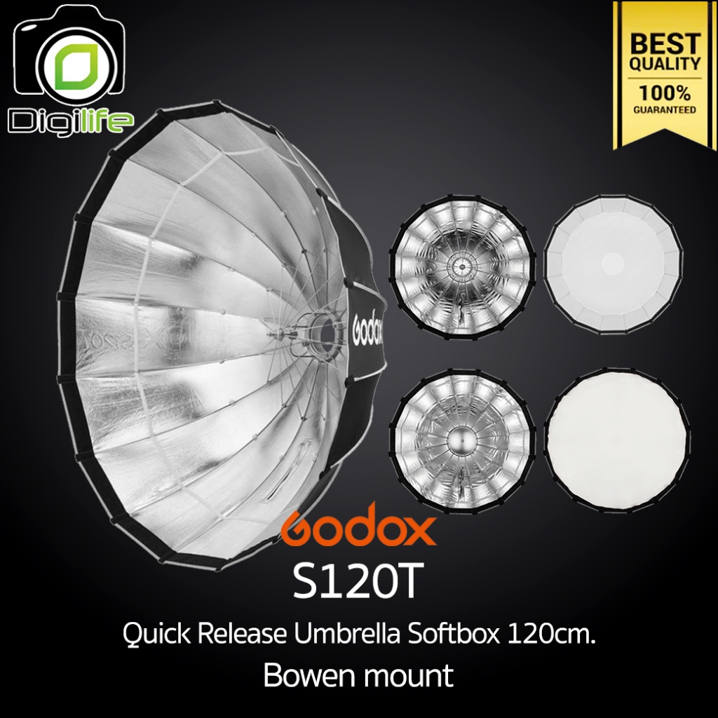 Godox Softbox S120T Quick Release Umbrella Softbox 120 cm. ( Bowen ...