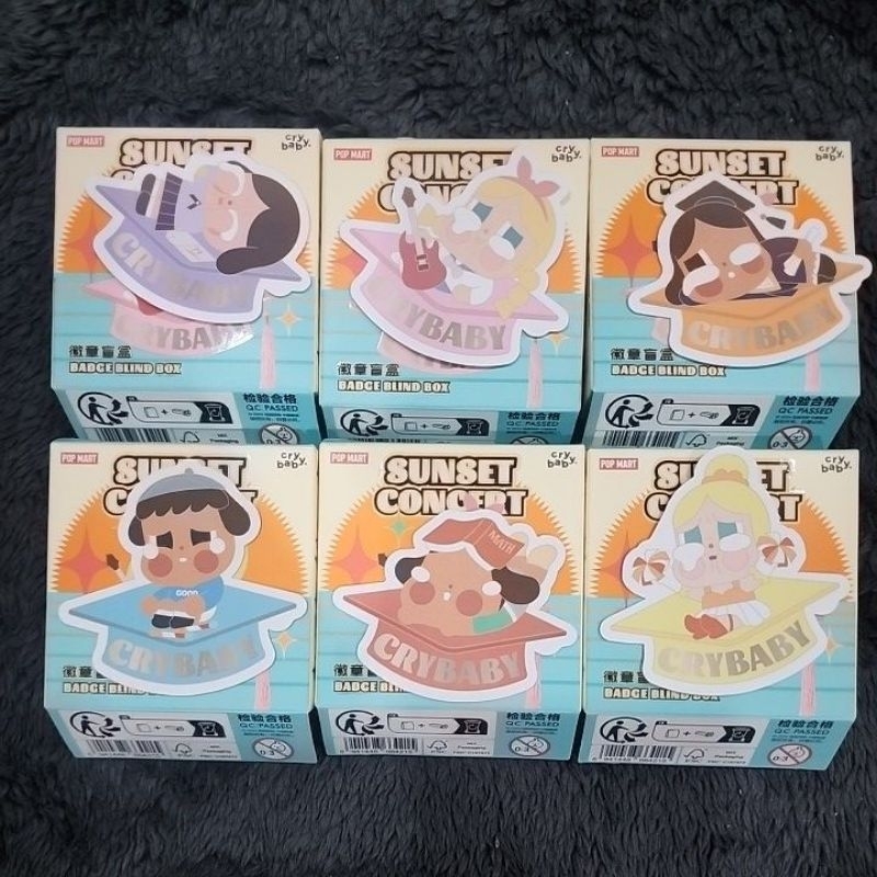 POPMART CRYBABY Sunset concert badge | Shopee Thailand