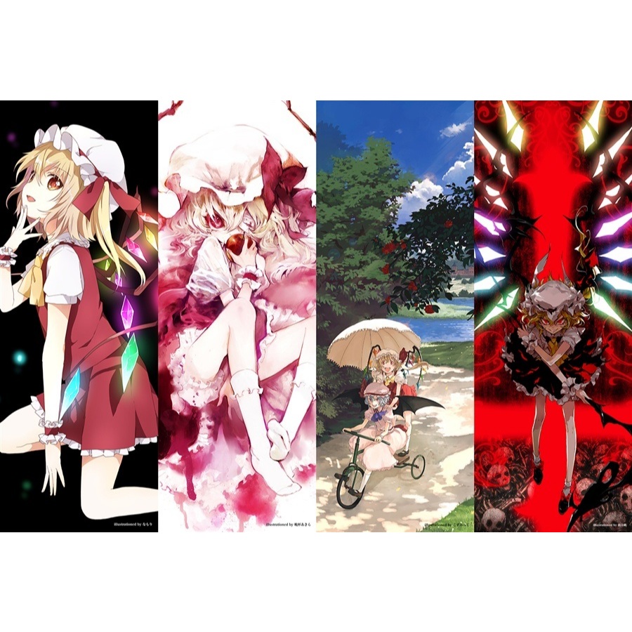 [หายาก/ขายแยกชิ้น] Doujin Posters [Touhou Project] Fran-chan Four of a ...