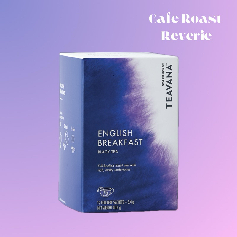 Starbucks TEAVANA English Breakfast Black Tea ชารสจัดมีน้ำหนักมาก ...