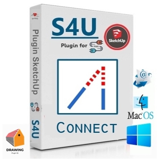 S4U - Connect 3.2.0 ( ปลั๊กอินเครื่องมือเชื่อมต่อ ) | สำหรับ SKP 2022 ...