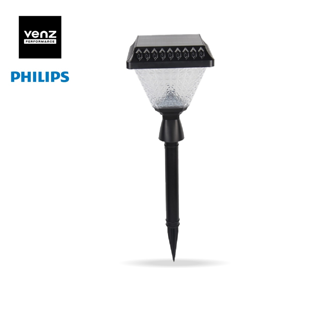 PHILIPS ไฟทางเดิน โซล่าเซลล์ BGC010 LED2/730 S SPIKE | Shopee Thailand