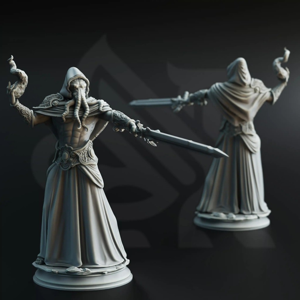 DnD Miniature -Aberrant Ascension- ชุดจุติอสูรวิปลาส (งานเรซิ่นยังไม่ลง ...