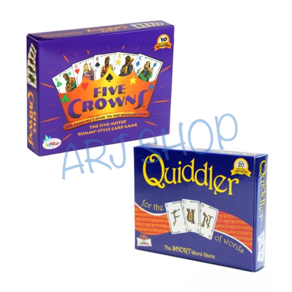 Five crowns / Quiddler Board Game for the fun - บอร์ดเกม ตัวตลก เกม ...