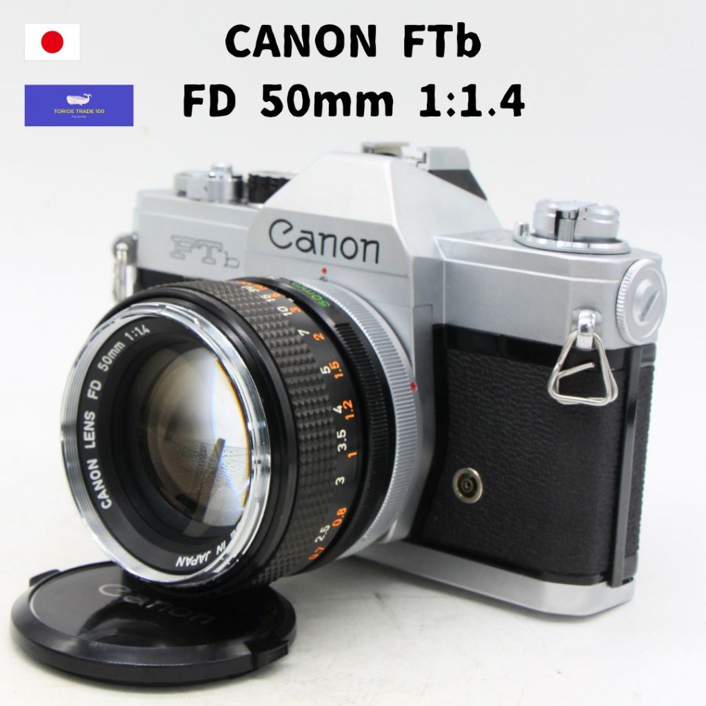 Canon FTb QL Silver 35mm SLR Film Camera with FD 50mm 1:1.4 From Japan ...