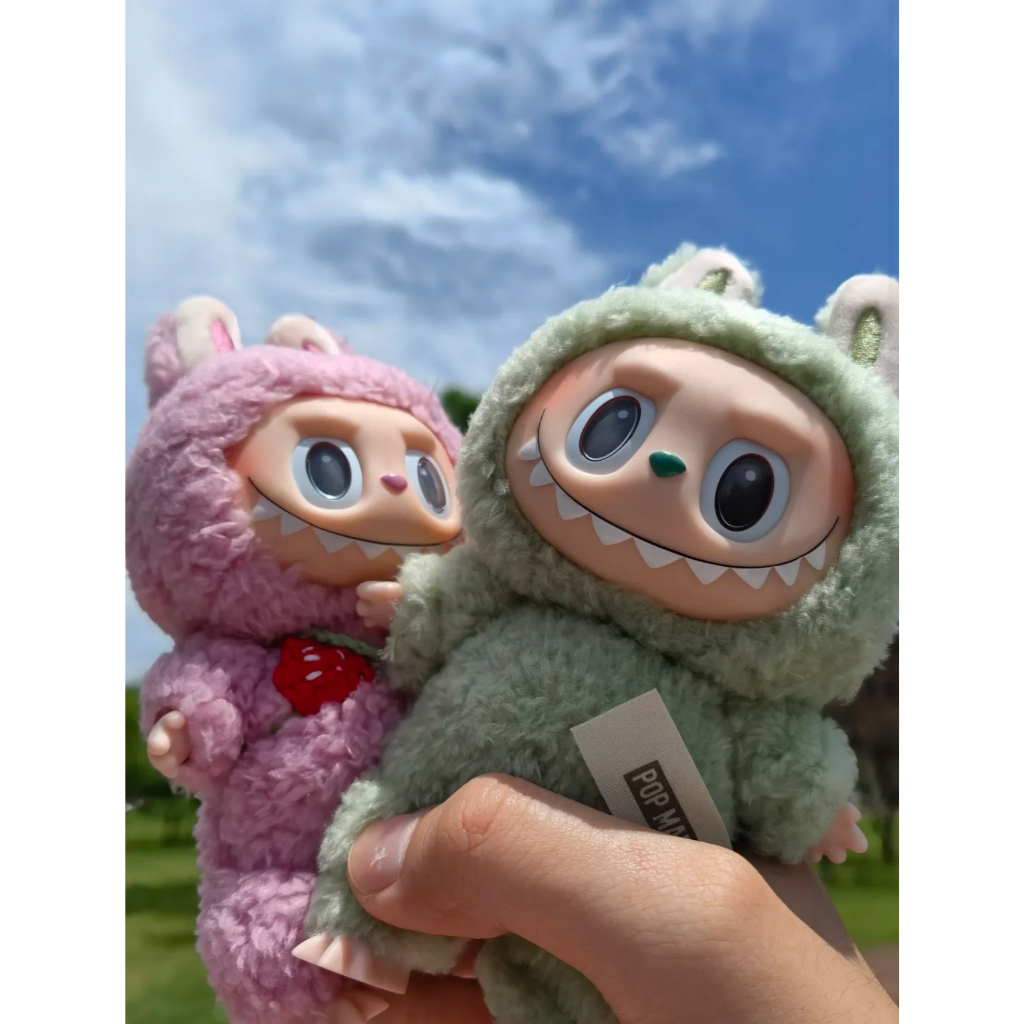 【แท้100% 】Popmart ของแท้ ฟิกเกอร์ Labubu Heart Macaron Series toffee ...