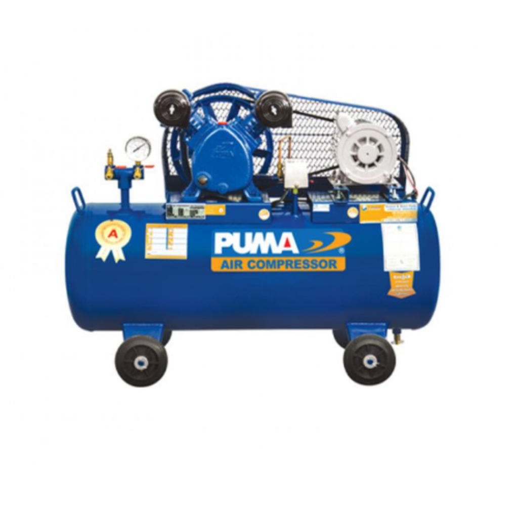 PUMA ปั๊มลมสายพาน รุ่น PP2P-PPM ถังลมขนาด 92 ลิตร ไฟฟ้า 220V พร้อม ...