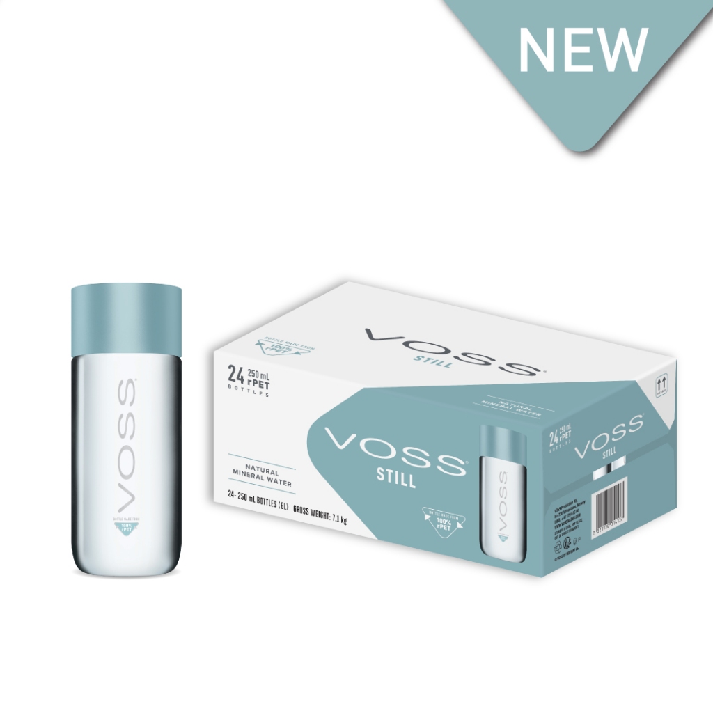 🌟พร้อมส่ง🌟Voss Mineral Water Still PET 250 ml. 24 Bottle น้ำแร่ธรรมชาติ ...