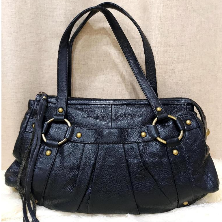 MIT MITTE LEATHER SHOULDER BAG กระเป๋าสะพายข้างมือสอง แบรนด์แท้ ...