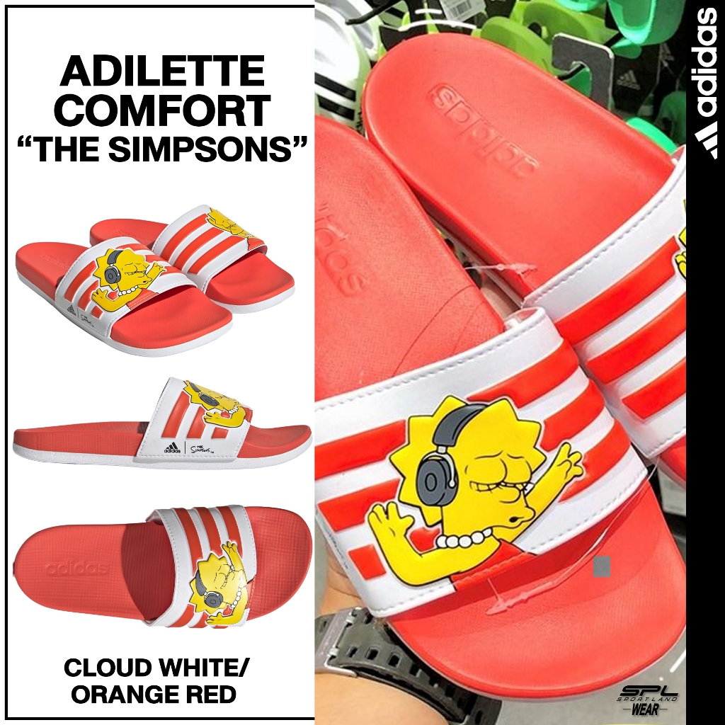 Adidas อาดิดาส รองเท้าแตะ รองเท้าแฟชั่น SPF Simpsons Adilette GV7251 ...
